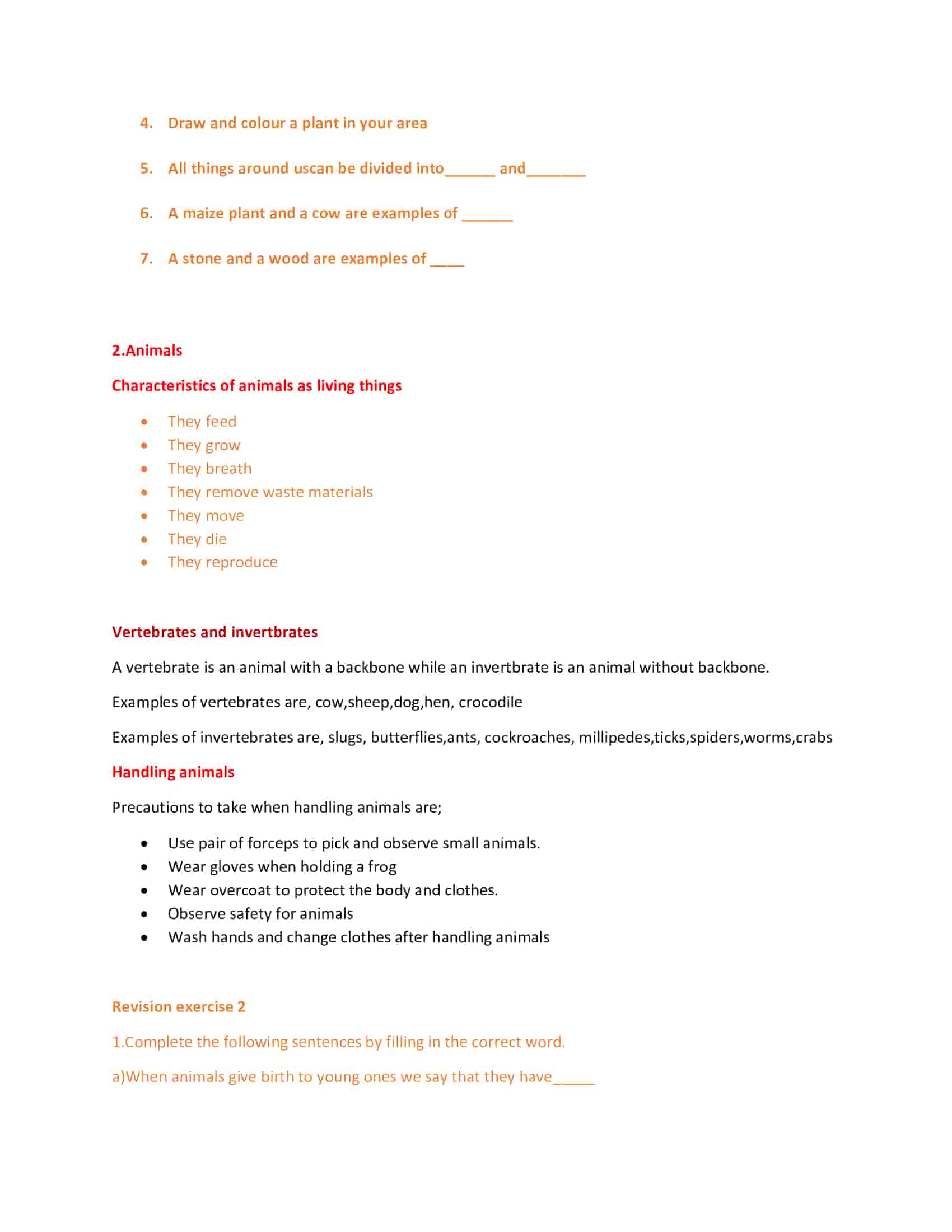 Grade 4 Notes Science and Technology Term 1 | 2 | 3 - Elimplex