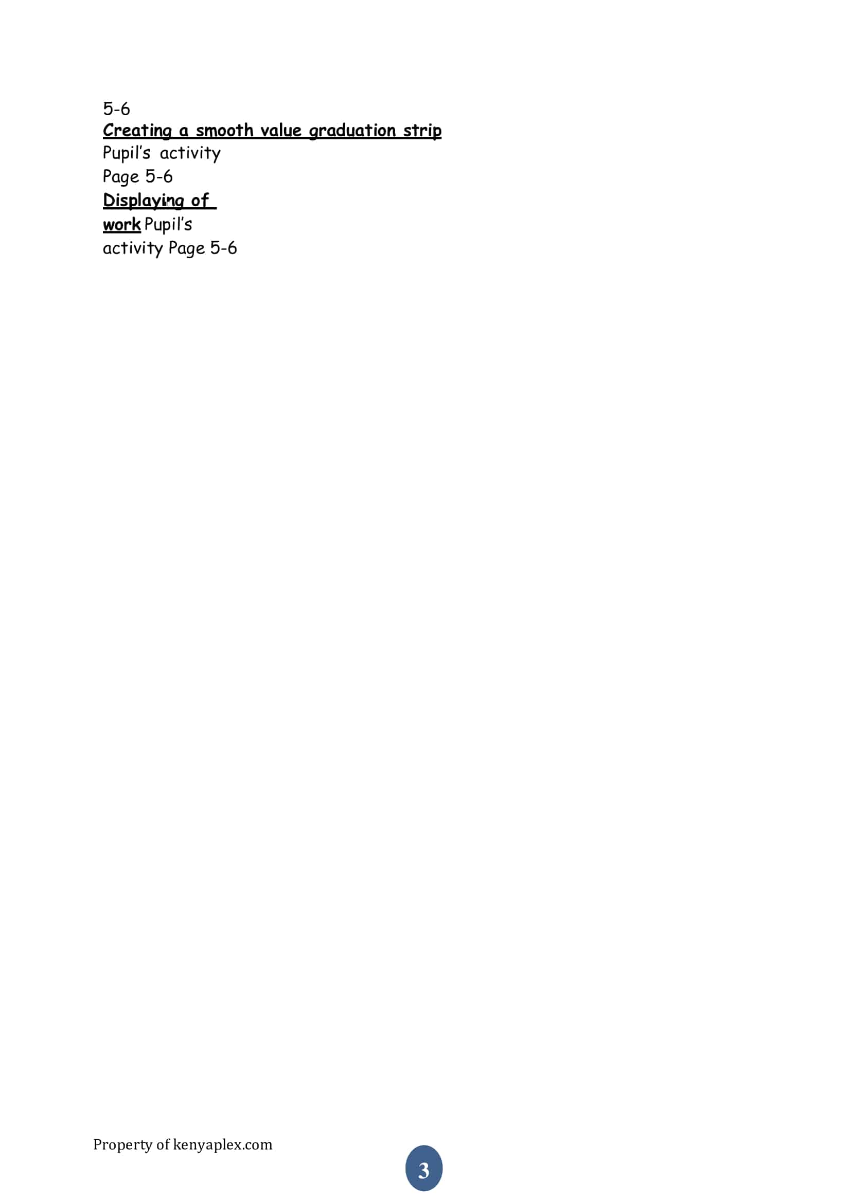 Grade 4 art and craft lesson notes Term 1 | 2 | 3 - Elimuplex