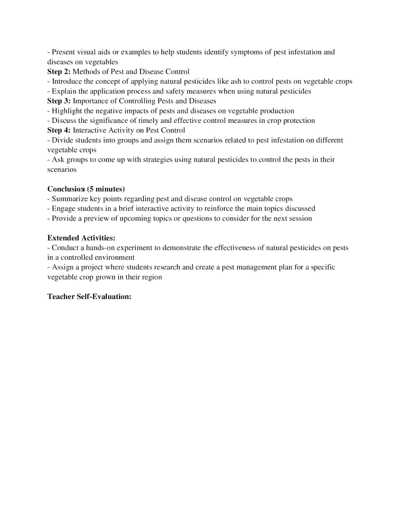 Grade 8 Rationalised Agriculture and Nutrition Lesson Plans Term 2 ...