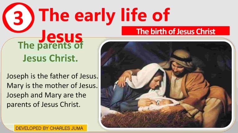 Grade 1 CRE Strand 3 Early Life of Jesus Notes - Elimplex