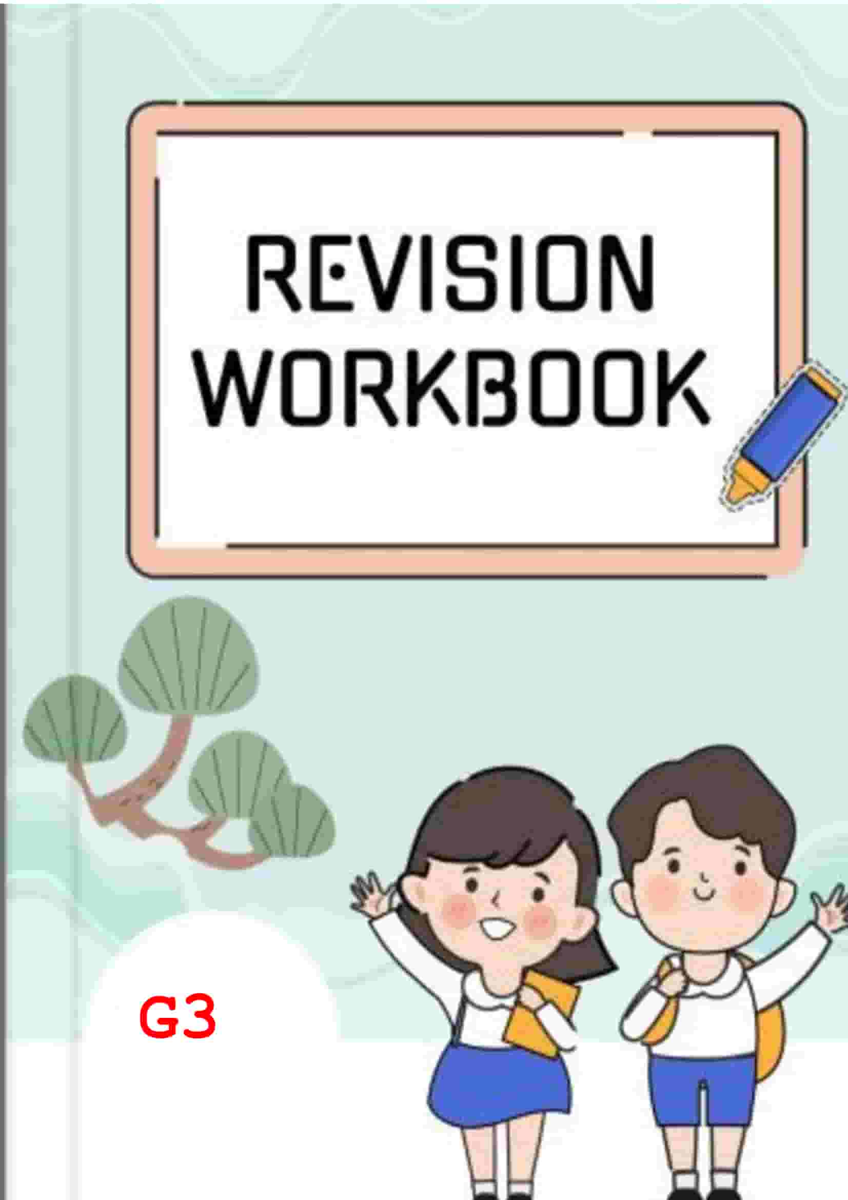 Sn1 Grade 3 CBC Revision Booklets Questions - Elimplex