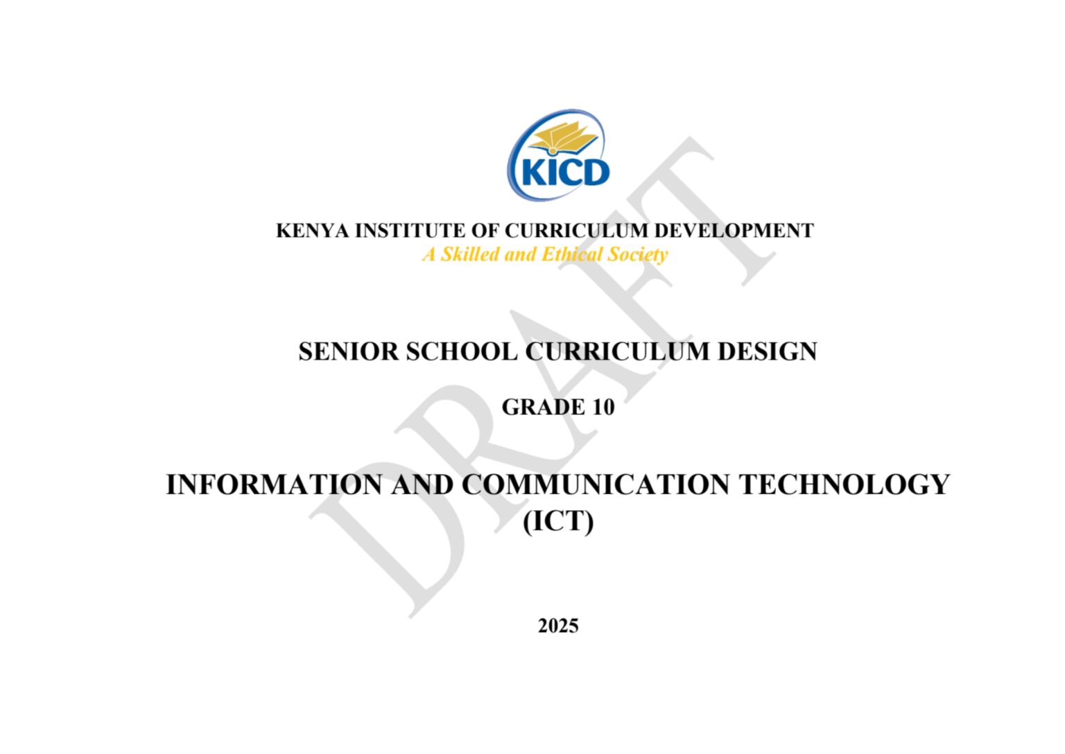 Grade 10 ICT Curriculum Design - Elimplex
